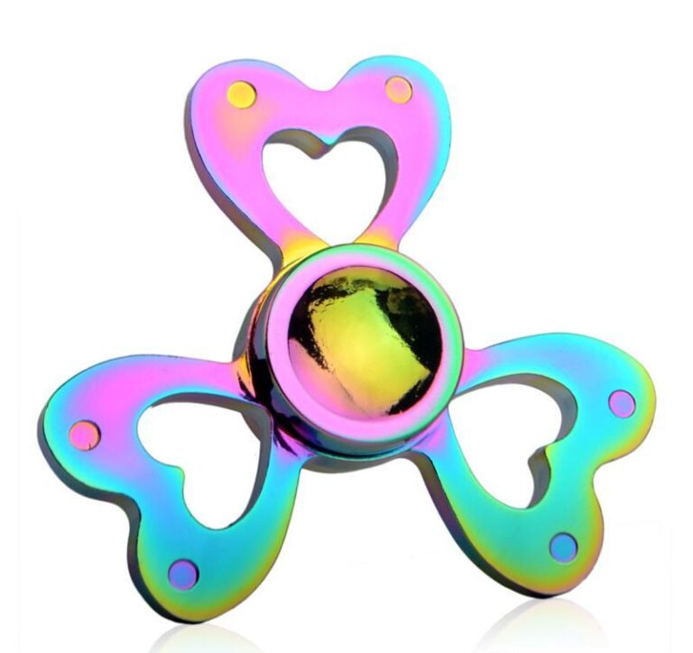 Rainbow Heart Fidget Spinner — Luxenmart Up to 80% Off, All For You