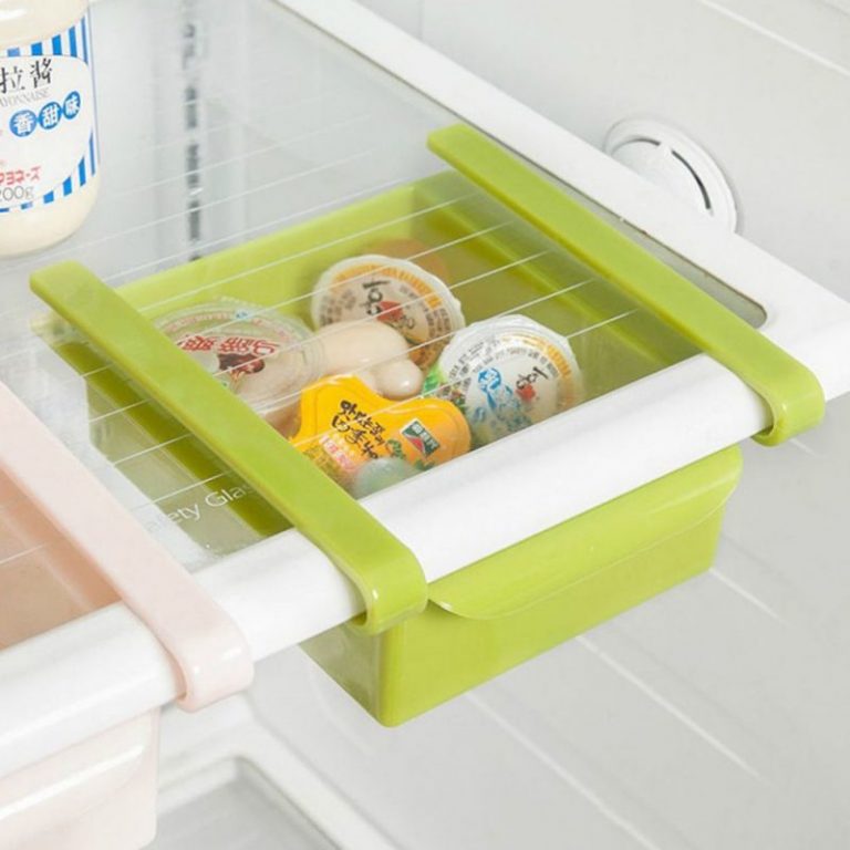 Slide Kitchen Fridge Freezer Space Saver Organizer — Luxenmart Up to 80 ...