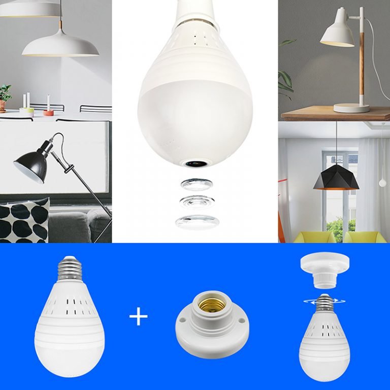 360 Degree Wireless Bulb Camera — Luxenmart Up to 80% Off, All For You