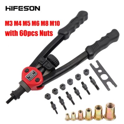 Premium Easy Automatic Rivet Tool Set - Hand Threaded Rivet Nuts Guns ...