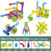 Pipe Building Blocks Toys Enlightening Pipeline Tunnel Construction ...