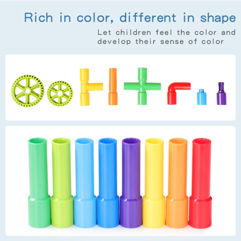 Pipe Building Blocks Toys Enlightening Pipeline Tunnel Construction ...