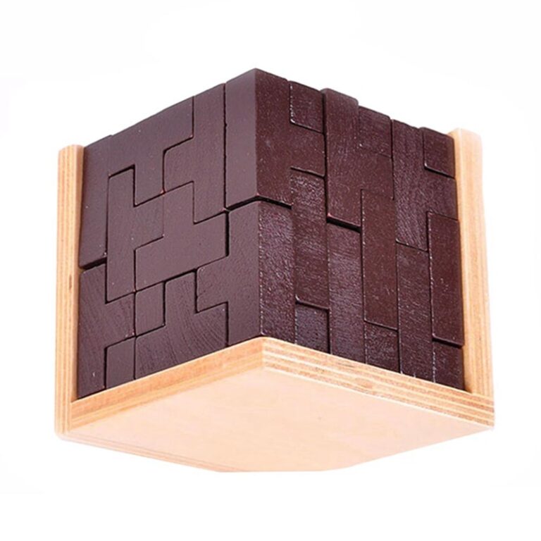 Educational 3D Puzzles - IQ Brain Teaser Burr IQ Toy for Children ...