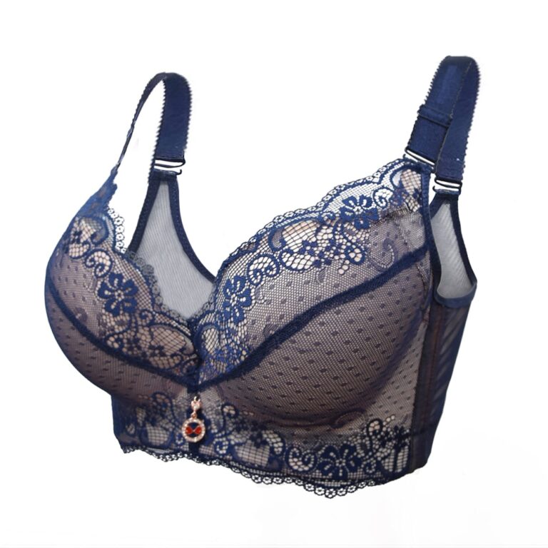 Full-Figure Seamless Lace Support Bra — Luxenmart | Not Sold in Stores